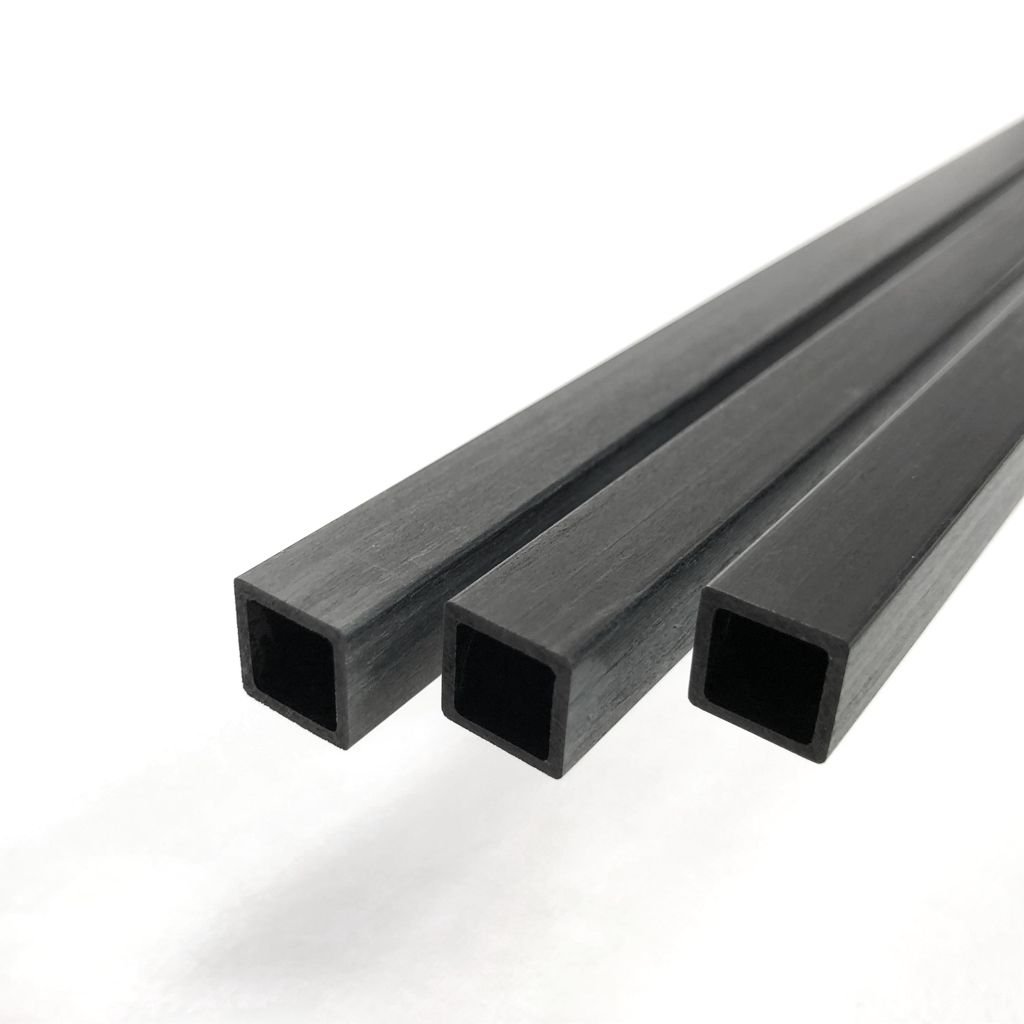Square Carbon Fibre Tube 10.0x10.0 x 1000 mm CFRP - C-COMPOSITES Carb